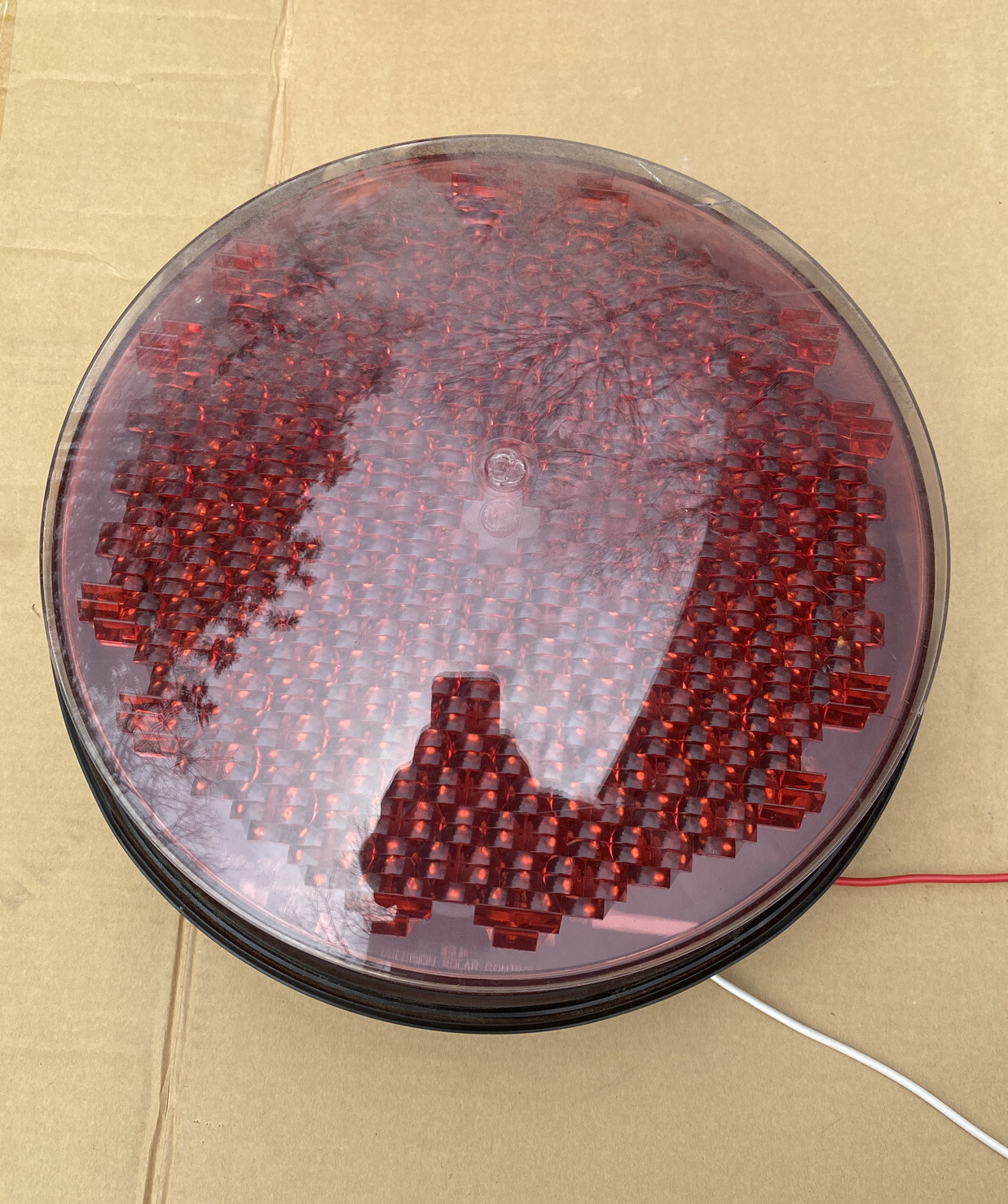 PRECISION controls 2942 LED RED TRAFFIC SIGNAL 12" 120VAC 9V 8.5W | eBay