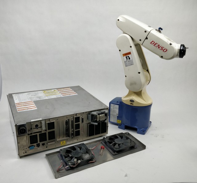 Denso VP-6242E/GM 6 Axis Robot w/ RC7M Controller TP-RC7M Handheld ...