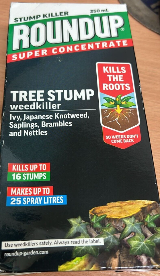 Roundup Tree Stump And Root Killer Super Concentrate 250ml FREE ...