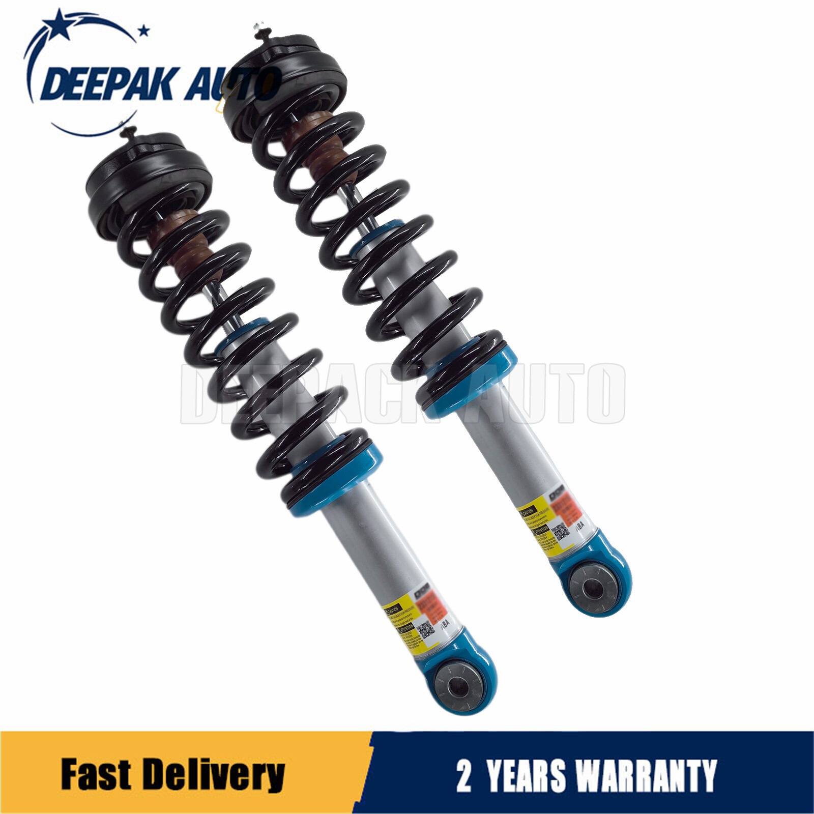 2X Front Shock Struts Spring Assembly Fits Ford F150 SVT Raptor STX ...