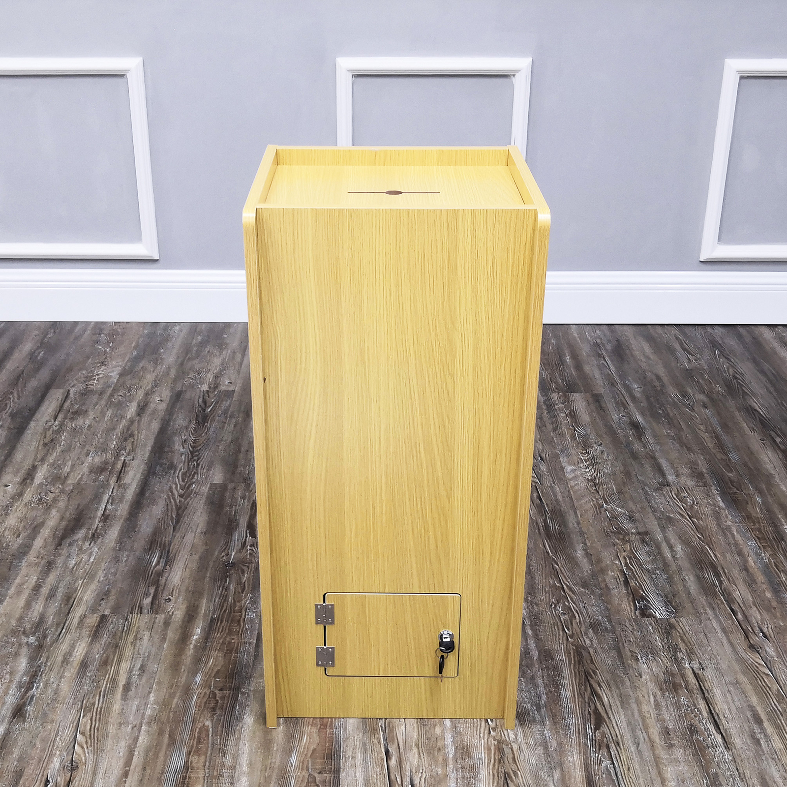 Donation Box Tithing Fundraising Wood Offering Box Church Collection ...