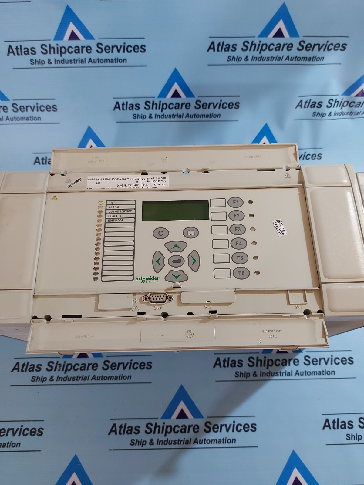 SCHNEIDER ELECTRIC MICOM P633 TRANSFORMER PROTECTION RELAY P633 ...