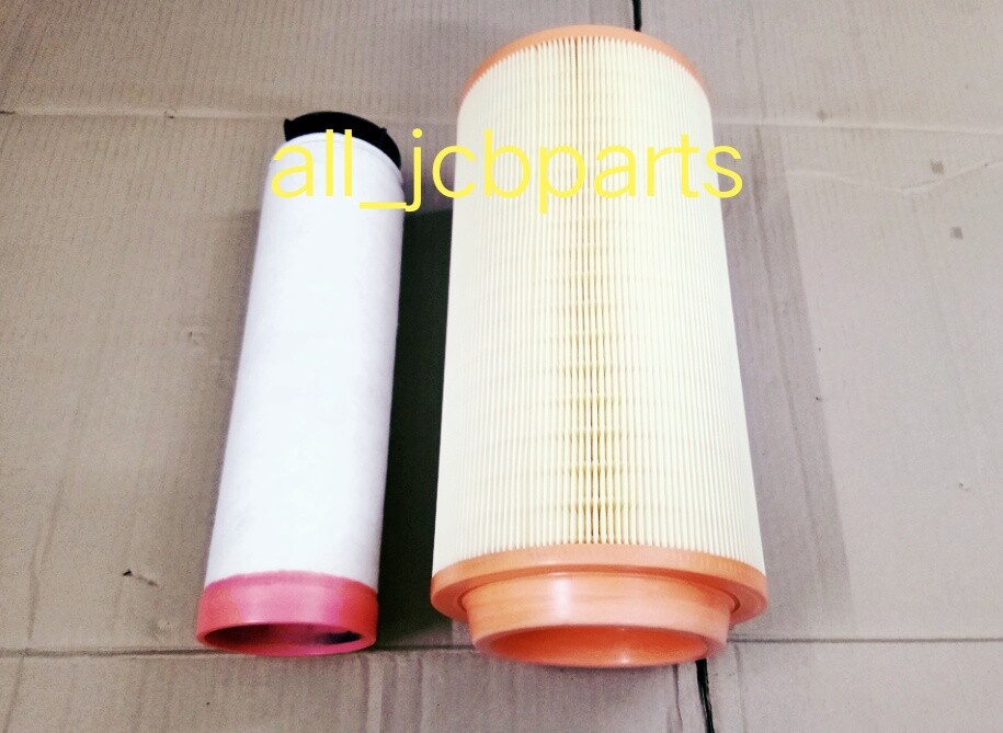 JCB JS 210 AIR FILTER OUTER INNER (580/12020 580/12021 P782104 P780036 ...