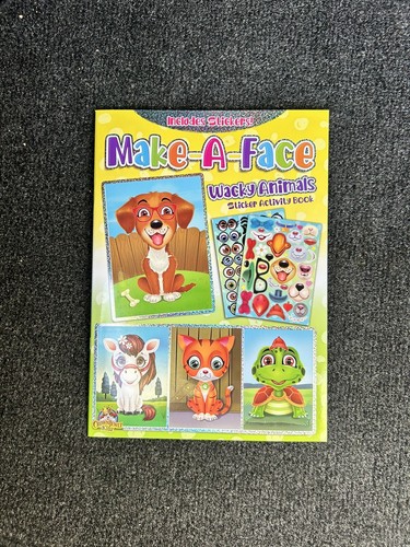 Make A Face Wacky Animals [Sticker Book] | eBay