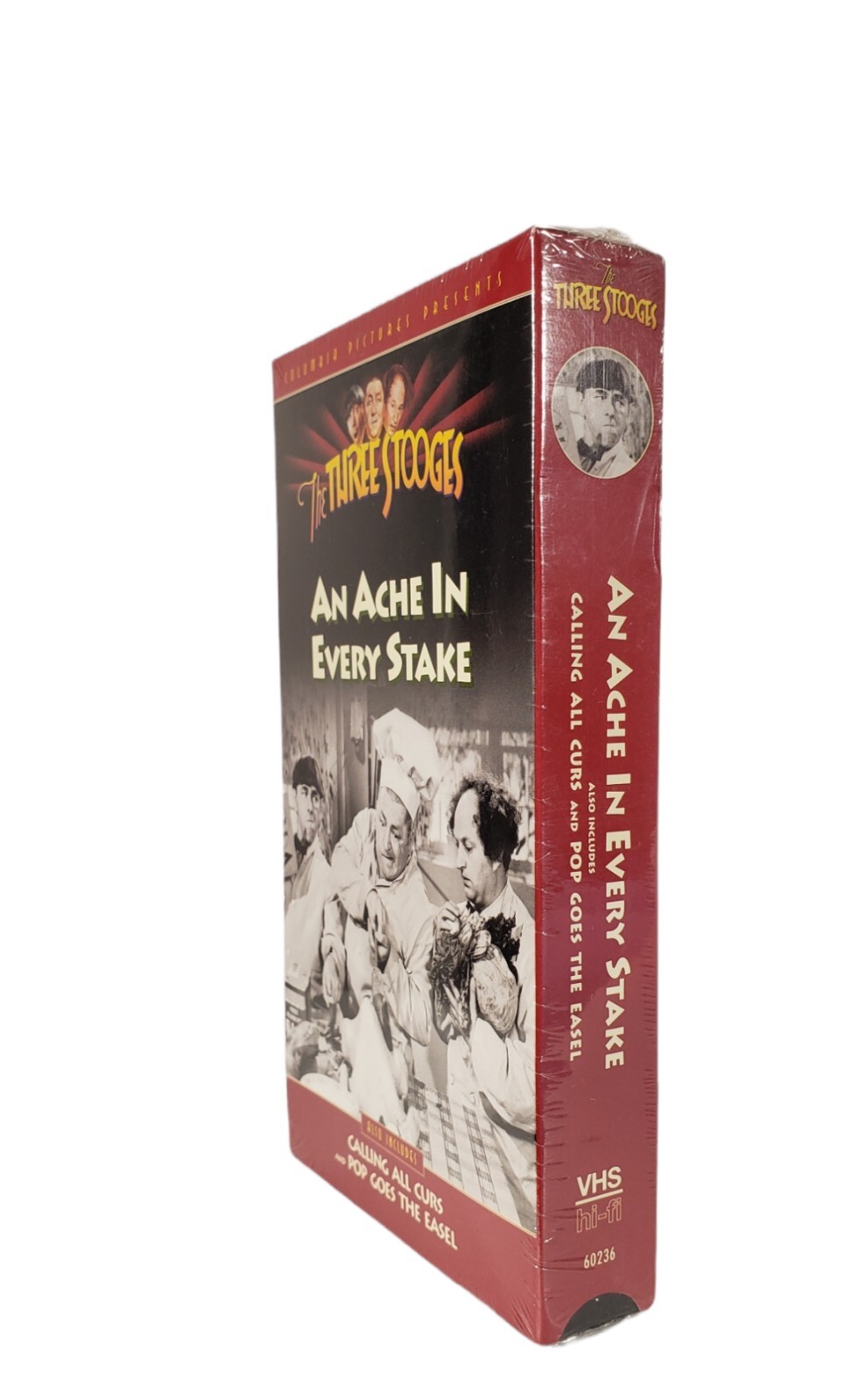 THE THREE STOOGES An Ache In Every Stake Pop Goes the Easel Calling All ...