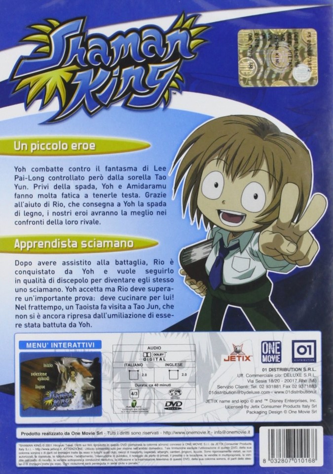 shaman king 04 il patto di rio dvd Italian Import (DVD) animazione (UK ...