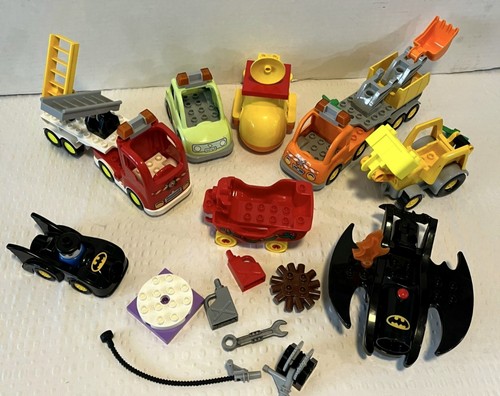 Lego Duplo Blocks Mix Lot Bundle Batman DC Vehicle Cars Fire Truck ...
