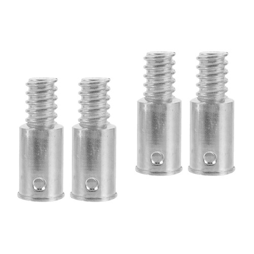2 Pieces Threaded Connector Fitting Adapter Broom Handle End ...