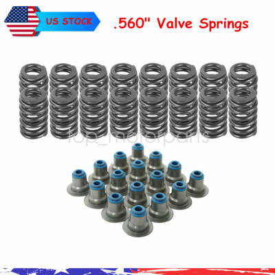.560" Lift Beehive Valve Springs Kit For 02-20 GM Chevrolet Gen LS6 4.8 ...