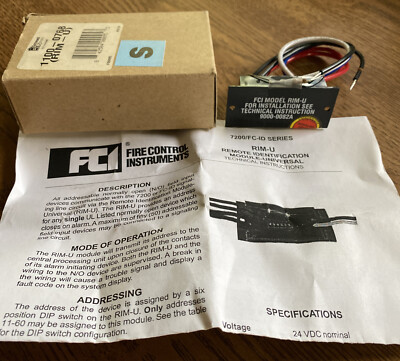 Fire Alarms - Fci 7200 Fire Alarm