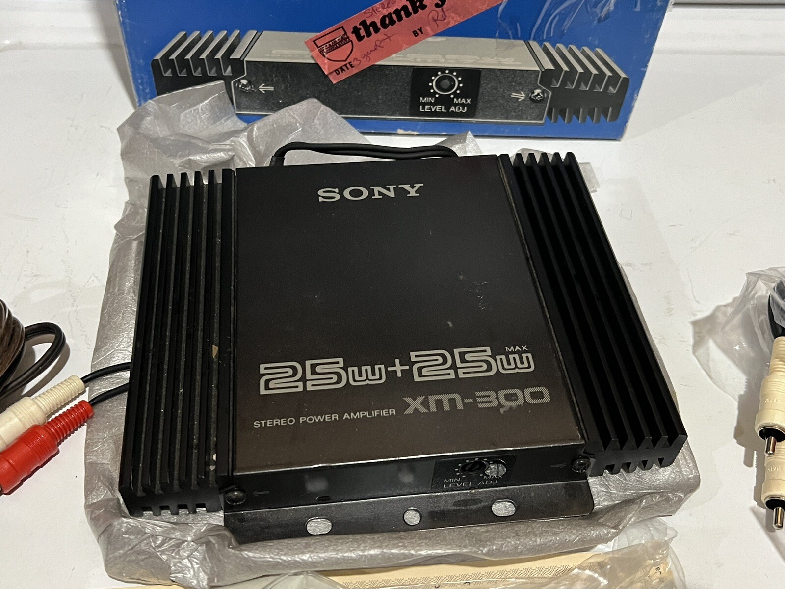Sony XM-300 50w Power Amplifier Old School! Japan Vintage W/ Box | eBay
