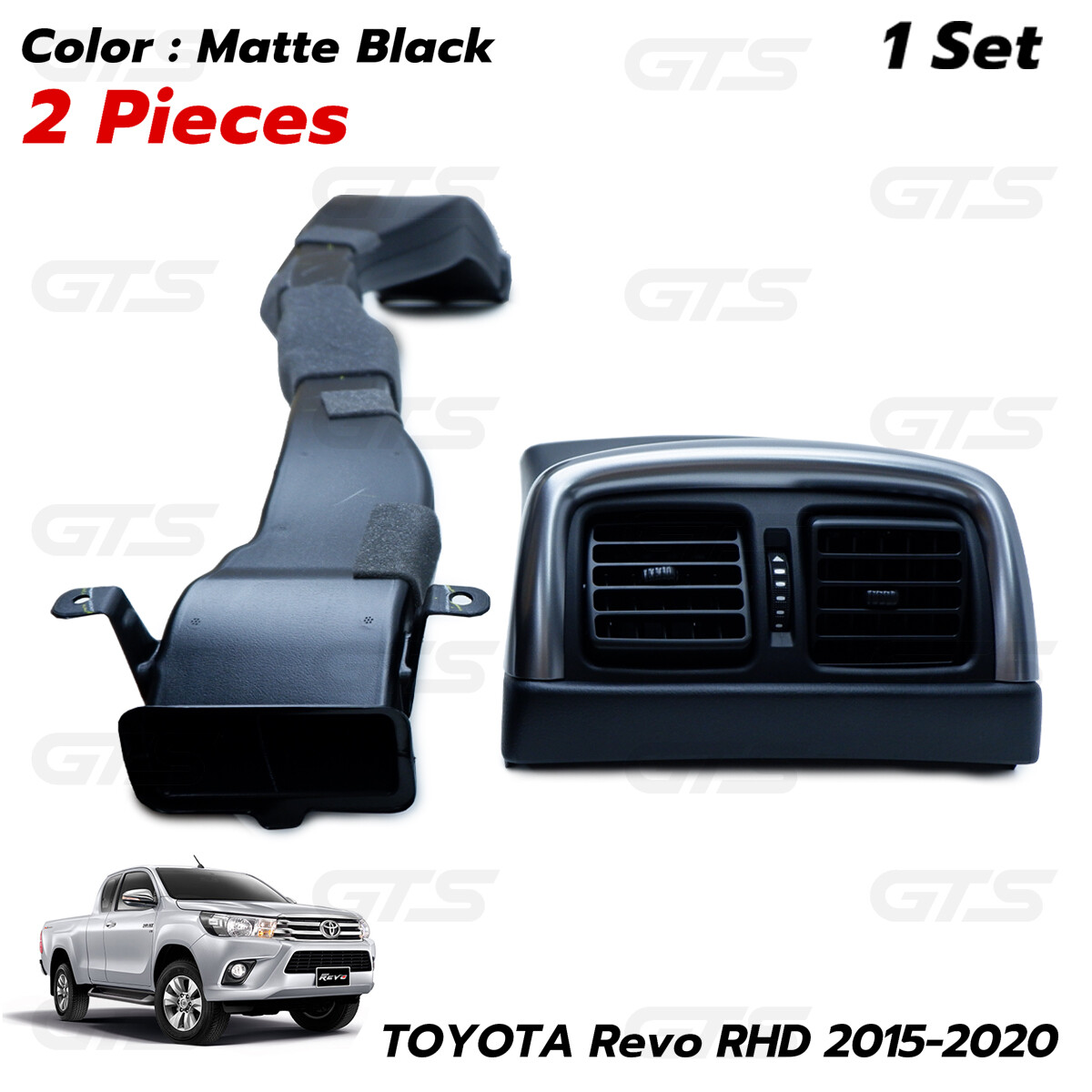 For Toyota Hilux Revo RHD 4Dr '15 - '20 Rear Console Air Vent & Air ...