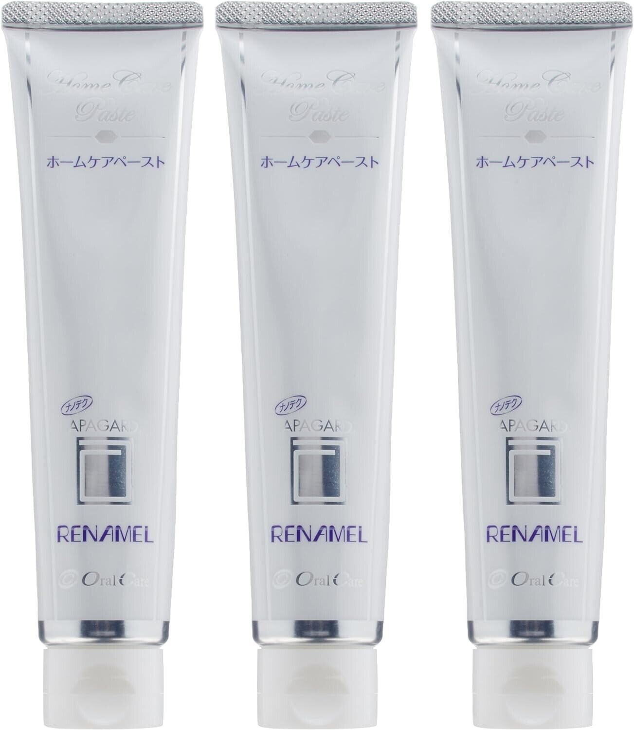 3pcs APAGARD RENAMEL 120g Whitening Hydroxyapatite Xylitol Toothpaste ...