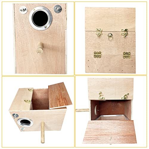 Bird Nest Breeding Box Mating Nesting Parakeet Budgie Lovebird ...