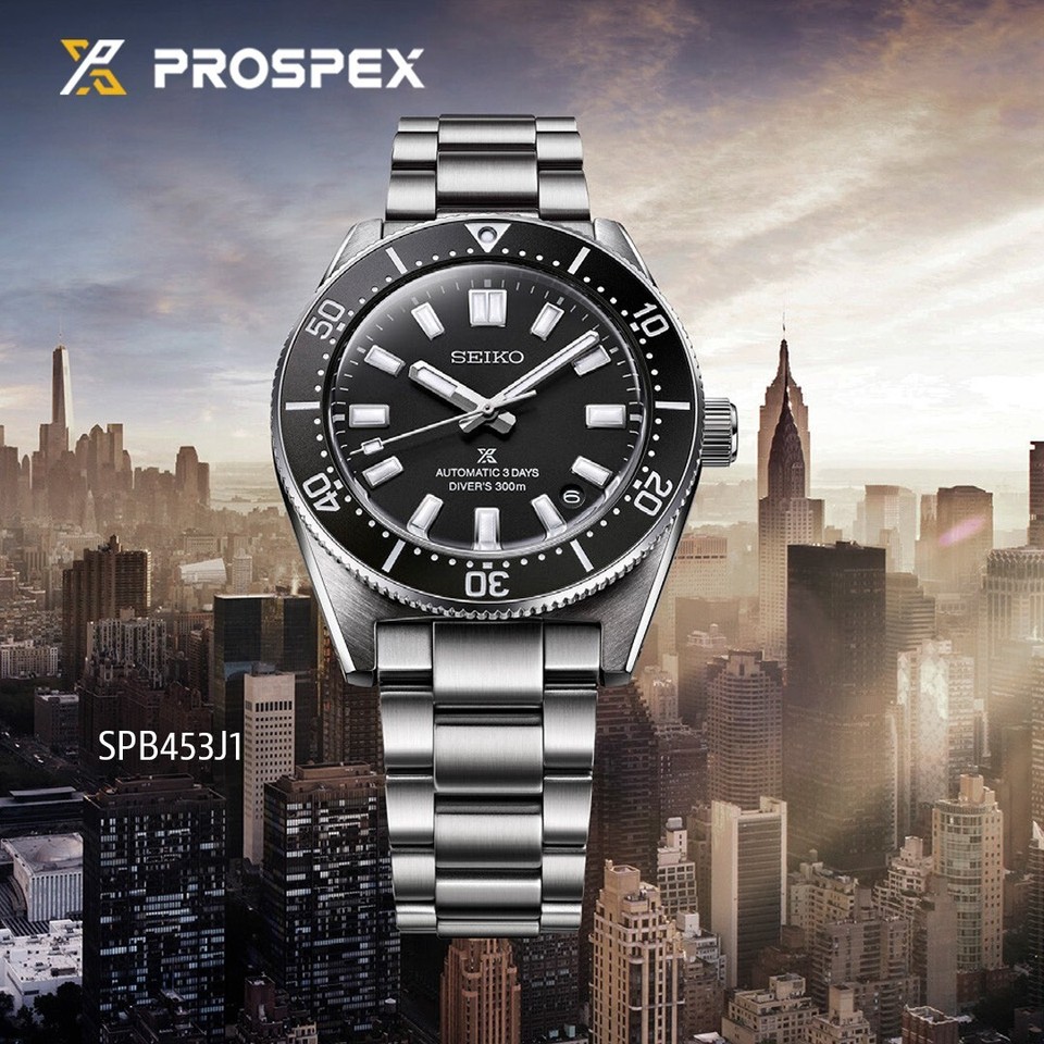 Seiko Prospex SPB453J1 Sea 1965 Heritage Diver Black Automatic Analog ...