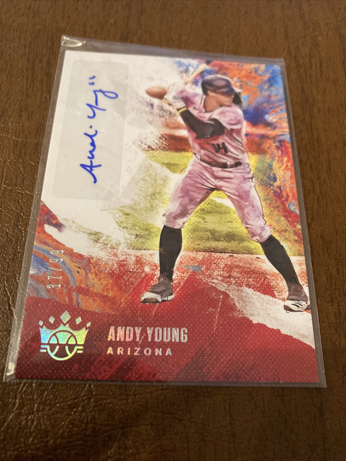 2021 Andy Young Auto 37/99 Diamond Kings DKS-AY Silver Panini Arizona ...