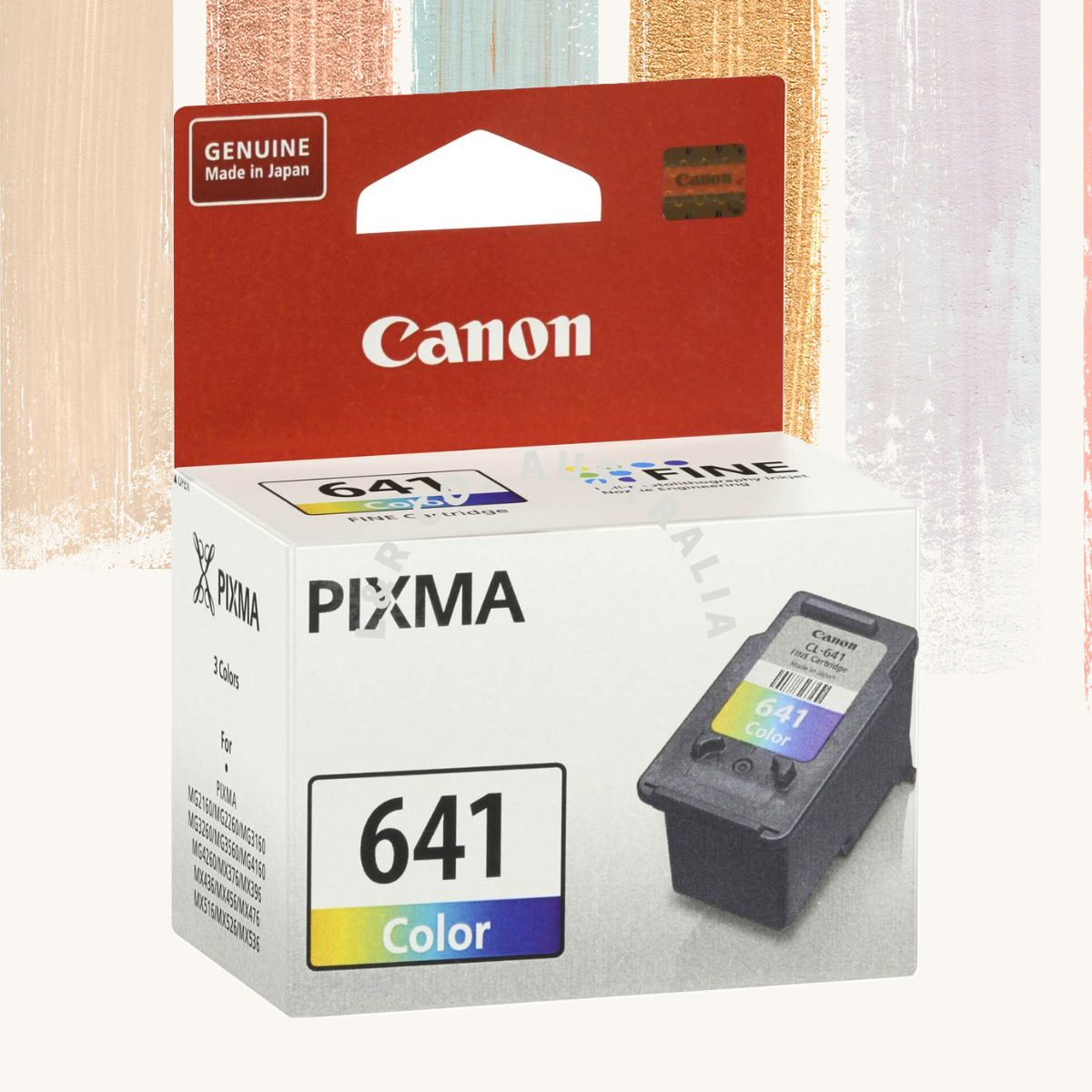 2x Genuine Canon Cartridges Pg-640 Pg640 Cl-641 Cl641 for Mg2160 Mg3560 ...