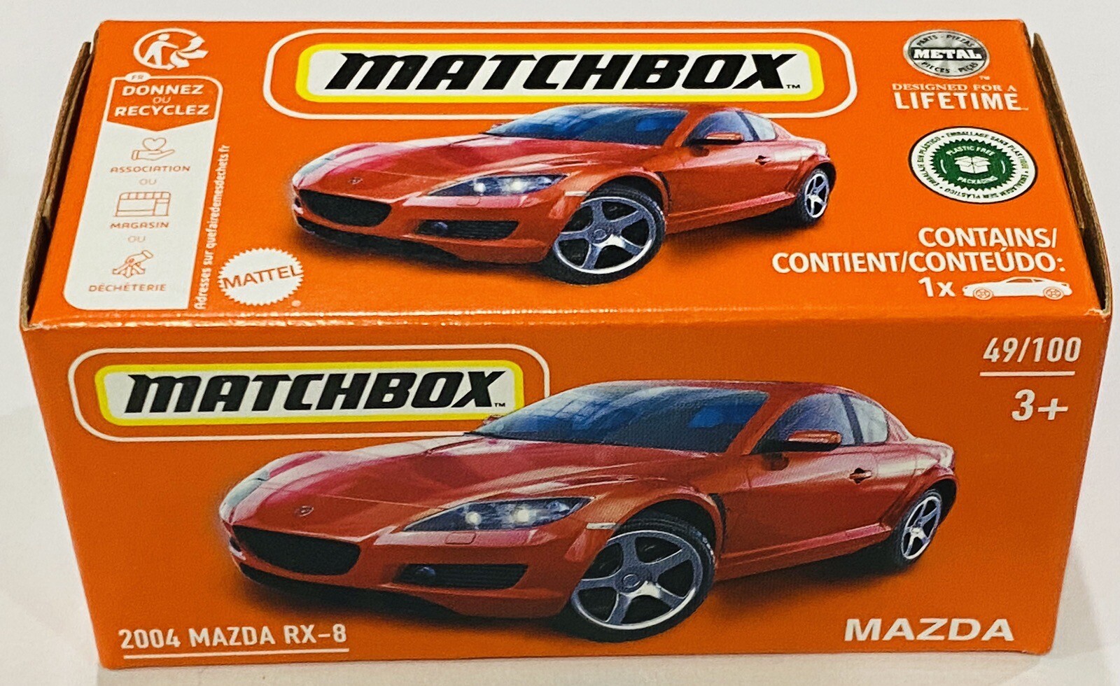 Custom List 8x Matchbox 2004 Mazda RX-8 Red 2024 new With Combined ...