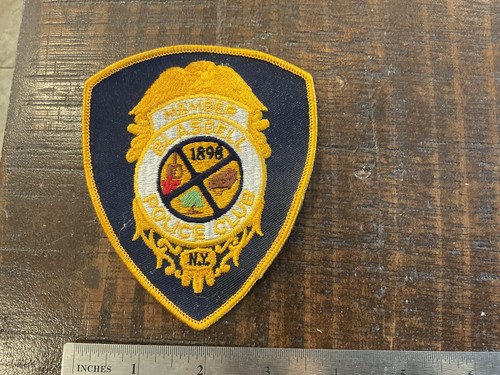 ORIGINAL VINTAGE MEMBER BLASDELL POLICE CLUB NY PATCH | eBay