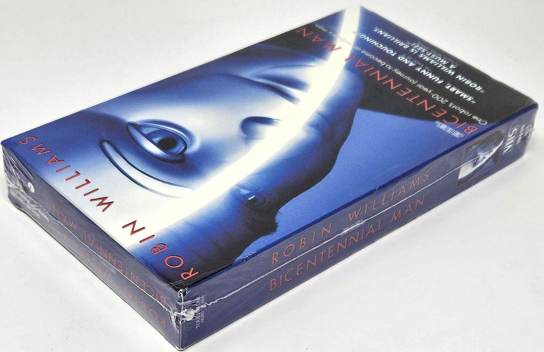 Robin Williams Bicentennial Man VHS Tape No. 19459 Blockbuster Sealed ...