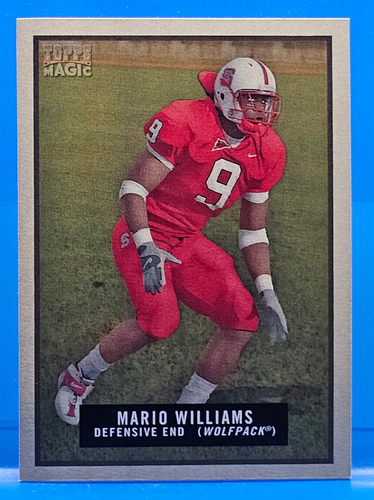 Mario Williams, DE - Topps-Magic - Wolfpack, 2009 - #187 | eBay