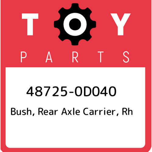 48725-0D040 Toyota Bush, rear axle carrier, rh 487250D040, New Genuine ...