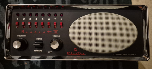 Vintage Bearcat BC III Electra 8 Channel Scanner UHF Model 450-470 MHz ...