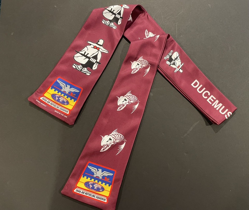 USAF Patch Scarf Lot 384th Air Refueling Squadron Fairchild AFB | eBay