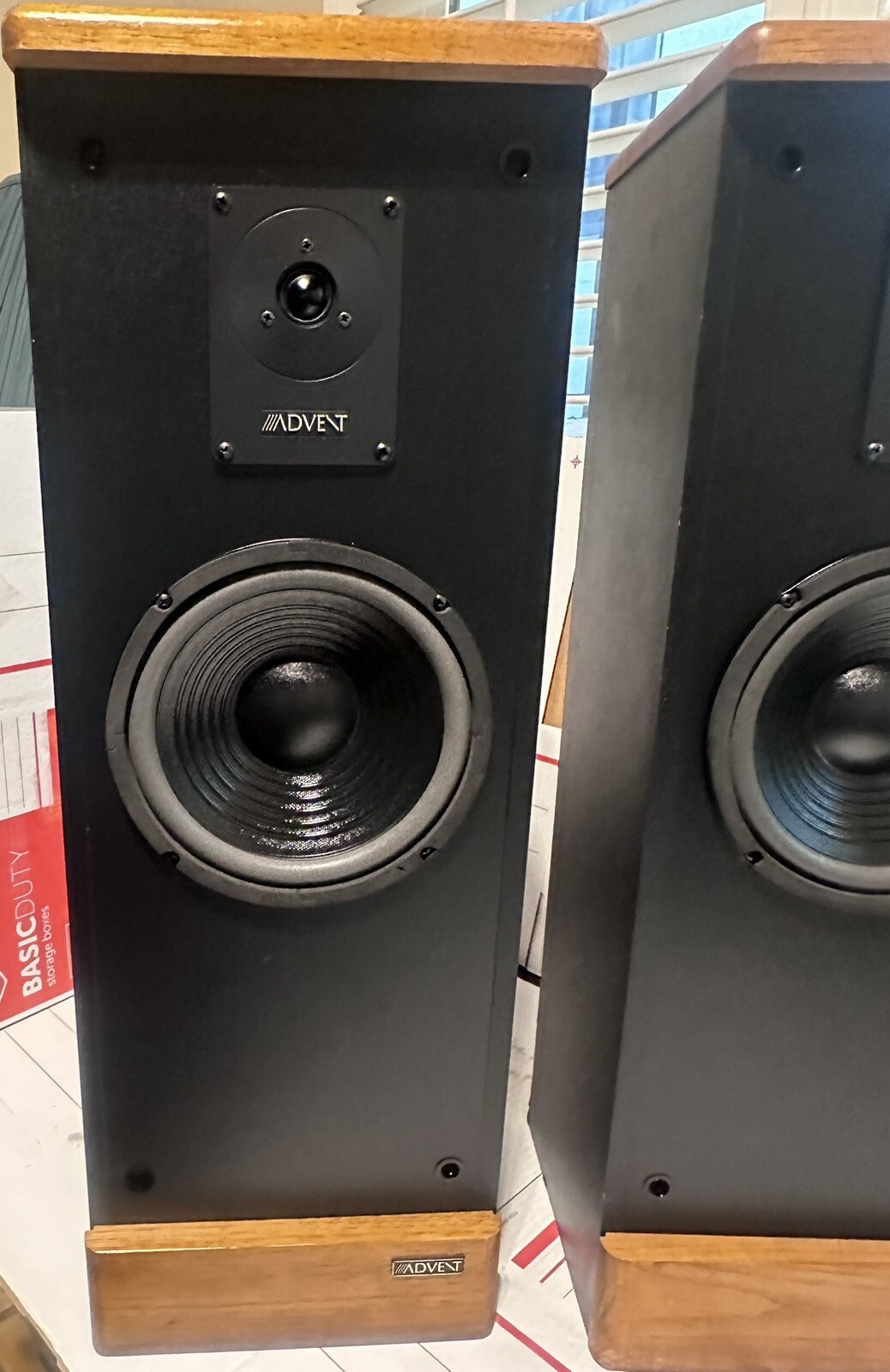 VINTAGE ADVENT PRODIGY LARGE TOWER SPEAKERS ( MADE IN USA! ) | eBay