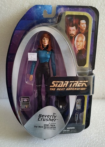 2007 DIAMOND SELECT ART ASYLUM STAR TREK TNG DR. BEVERLY CRUSHER BLUE ...