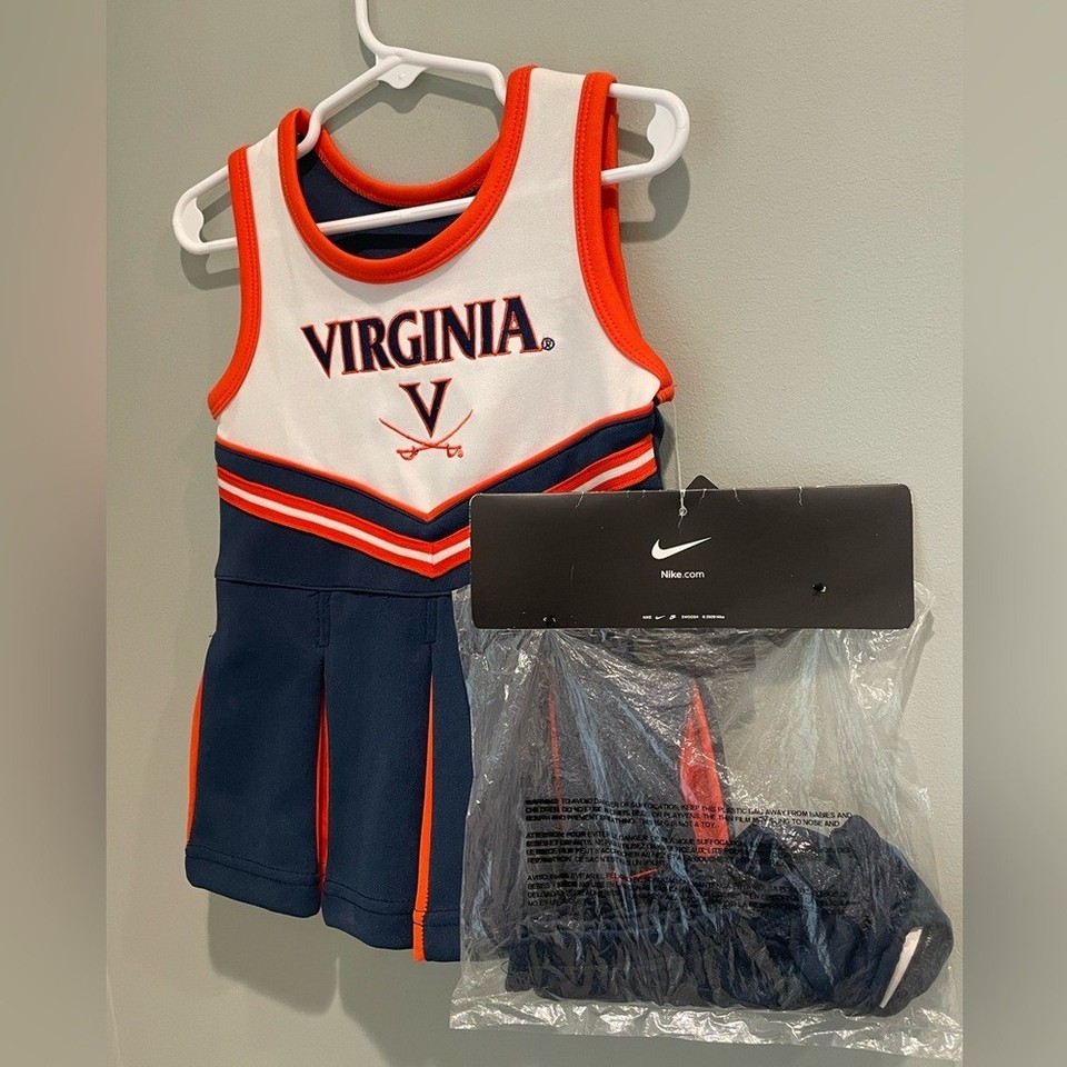 Nike University of VA Girls Cheerleading Outfit- New with Tags Size 18 ...