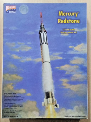 18-2004 HORIZON MODELS 1:72 Scale MERCURY-REDSTONE Plastic Model Kit | eBay