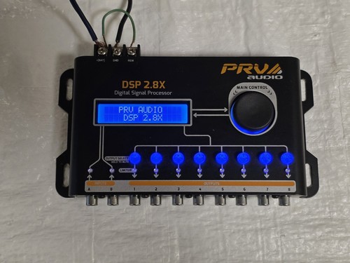 PRV Audio DSP 2.8X Crossover & EQ 8 Channel Full DSP Digital Signal ...