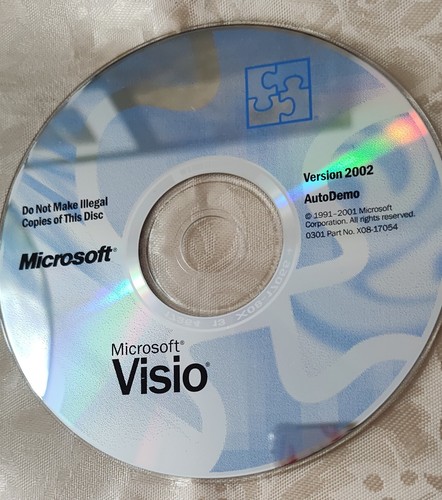 MICROSOFT VISIO - AUTODEMO VERSION 2002 CD -SELLER SUPPLIED (Not ...