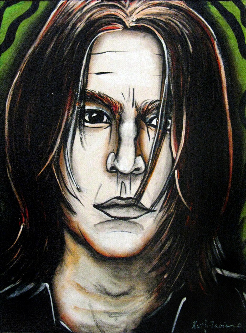 Young Severus Snape portrait - Harry Potter, Dark Horse series painting ...