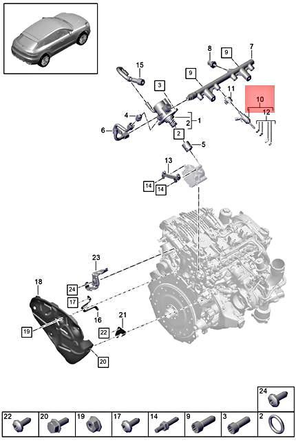 Genuine PORSCHE Macan 95B Injection Valve 9A7906036A | eBay