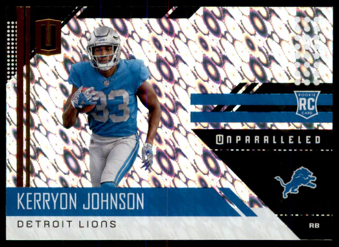 2018 Panini Unparalleled Flight #217 Kerryon Johnson | eBay