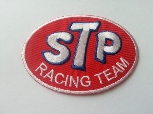 STP Racing Team Sew / Iron On Patch Motorsports Motor Racing Oils Fuels ...