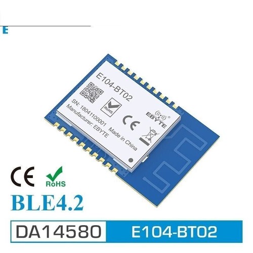 E104-BT02 LowPower 0dBm Transceiver SMD UART DA14580 BLE4.2 Bluetooth Module Lot | eBay