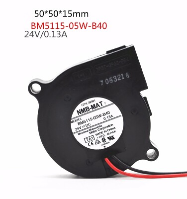 NMB BM5115-05W-B40 5CM 5015 24V 0.13A Double Ball Inverter Turbo Fan | eBay