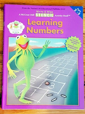 Kermit the Frog & Friends Write/Wipe Activity Book: LEARNING NUMBERS ...
