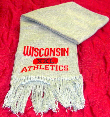 NEW Wisconsin Badgers NCAA One Size SCARF 48" long LAST ONE REDUCED | eBay