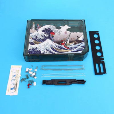 Nintendo Wii Replacement Shell Housing Intricate Design Ocean Surfing ...
