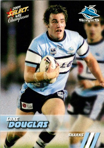2008 CRONULLA SHARKS NRL Card LUKE DOUGLAS Centenary | eBay
