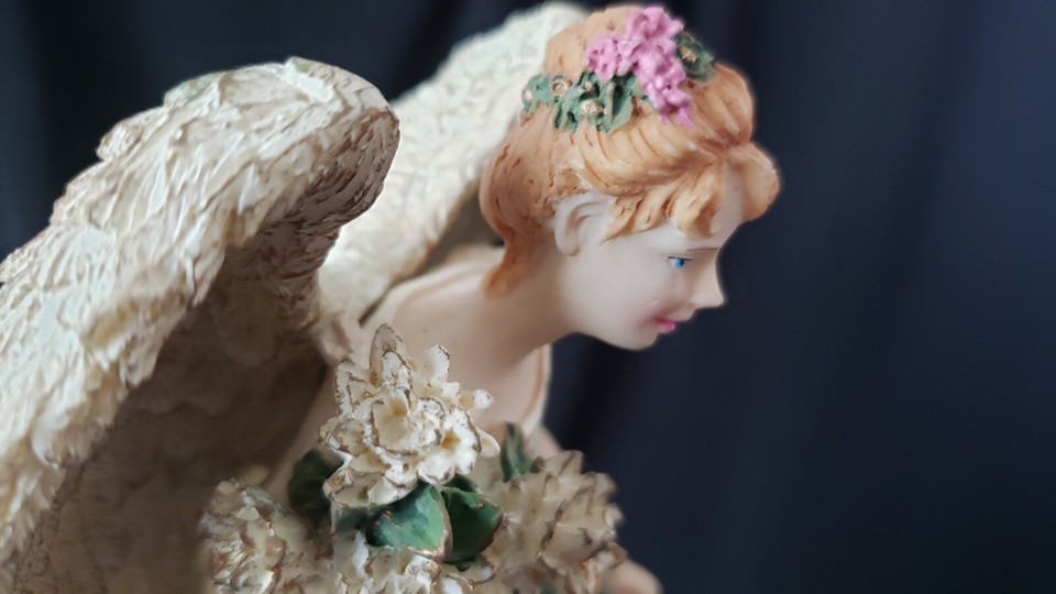 Christmas Music Box "The First Noel" Angel Statue 9" | eBay