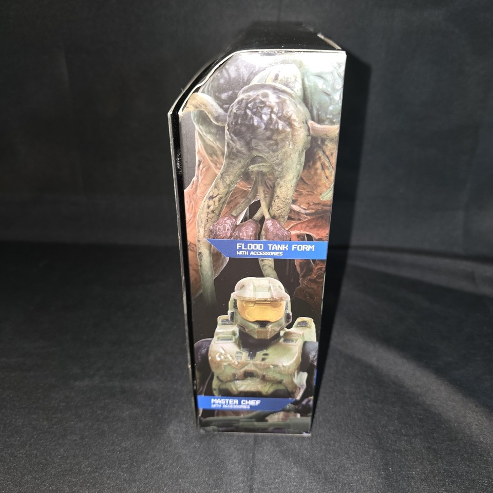 World of Halo 1/18 Master Chief & Flood Tank 2-Pack Limited Jazwares ...