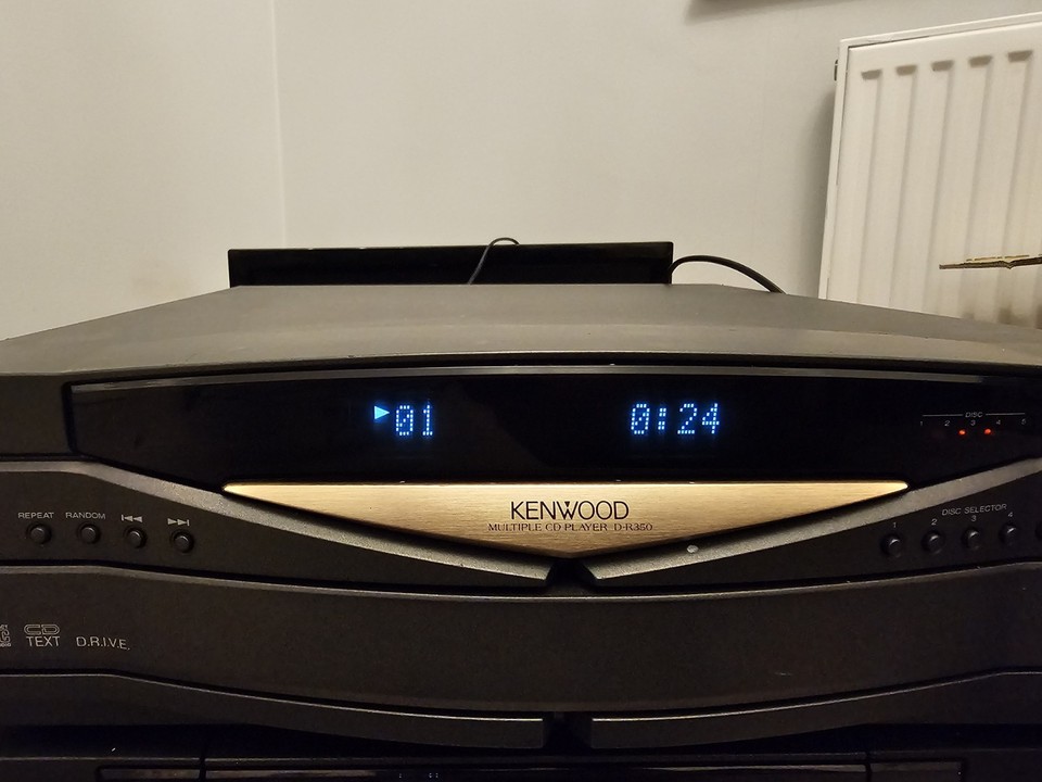 Kenwood D-R350 21 Series 5 Disc CD Player HiFi Separate Fully Working ...