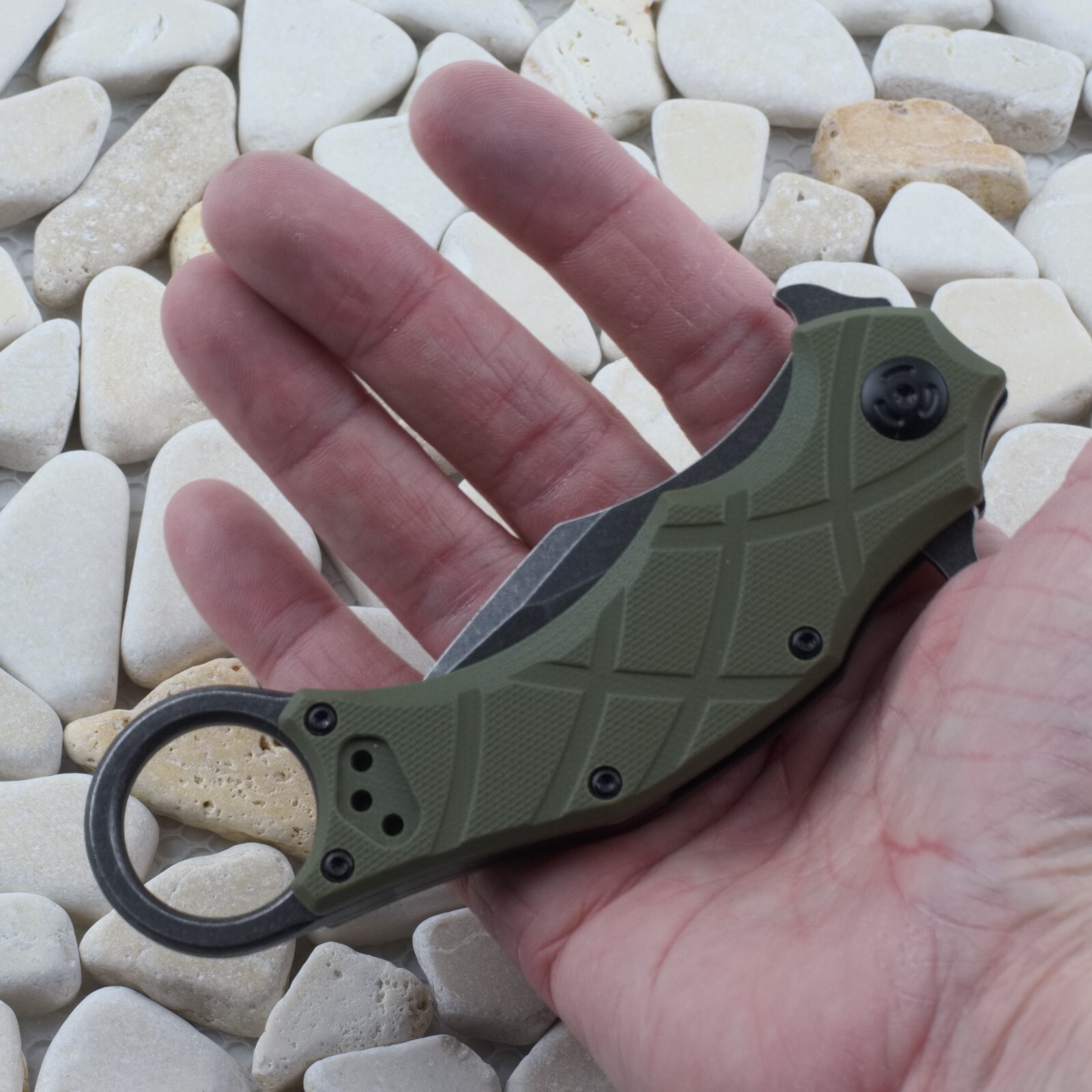 Fox Edge Emerson Wave System Ball Bearing Claw Karambit Folding Knife ...