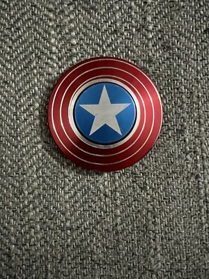 Fidget Spinner Captain America marvel, metal shield fidget, spinner ...
