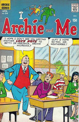 ARCHIE AND ME #34 VG, Archie Comics 1970 Stock Image | eBay
